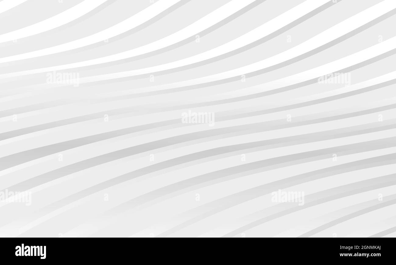 Abstract light silver pattern wavy diagonal white background. Vector ...