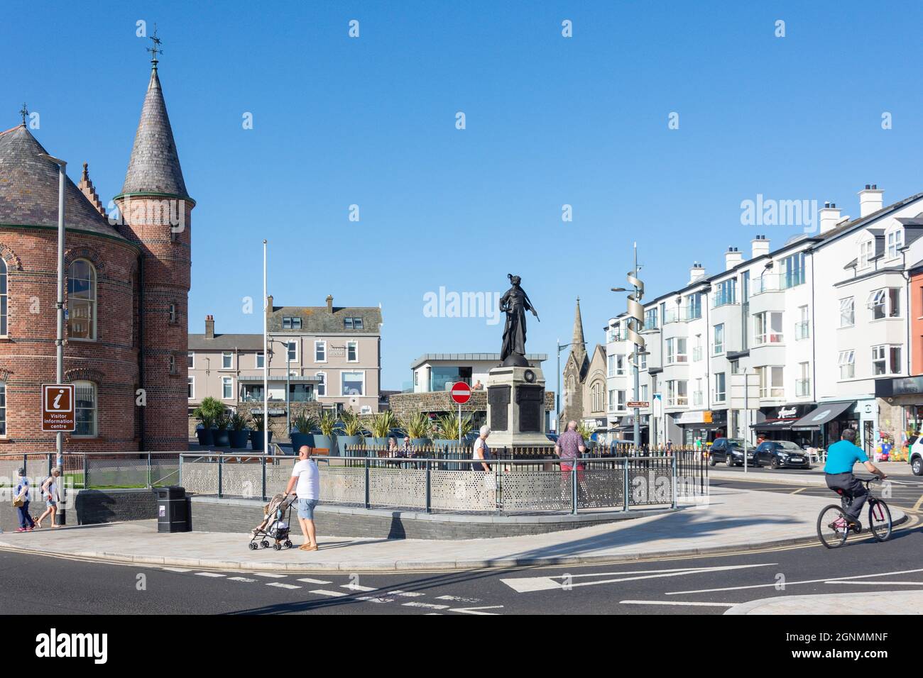Portrush War Memorial, Mark Street, Portrush (Port Rois), County Antrim ...
