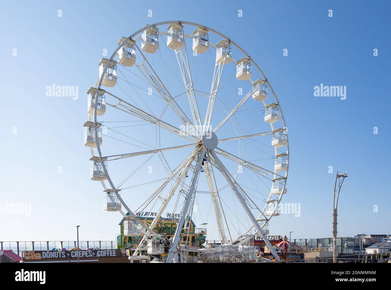 The big wheel in kiddieland amusements ferris ride rides castle hi-res ...