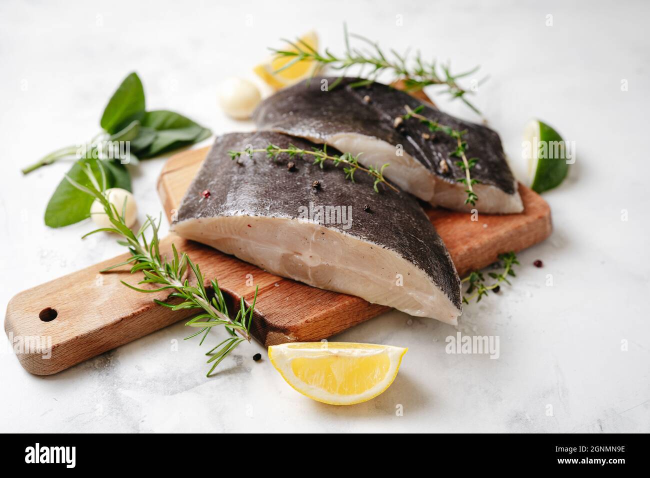 Fish halibut hi-res stock photography and images - Alamy
