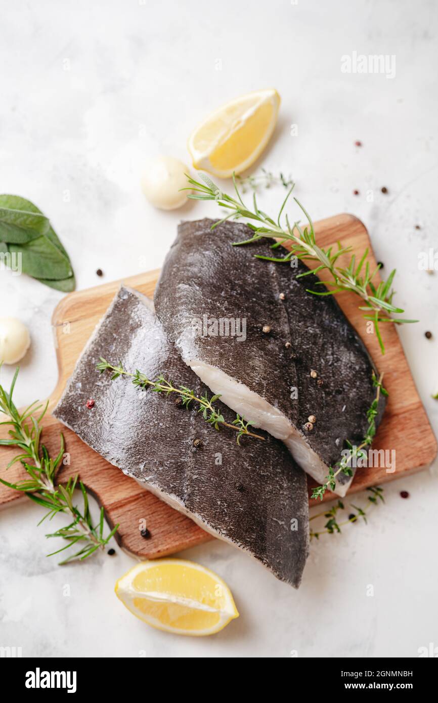 Halibut fish hi-res stock photography and images - Alamy
