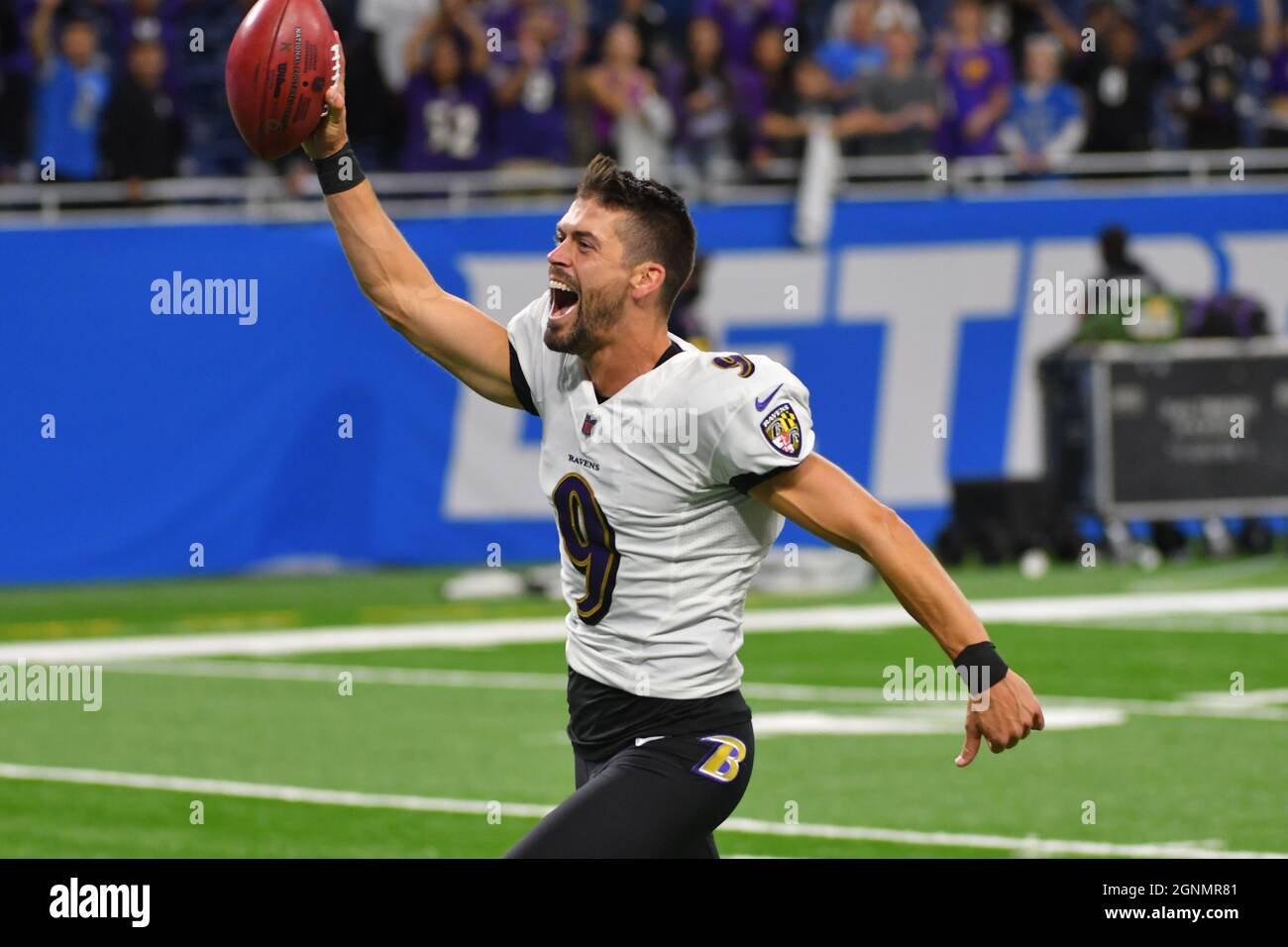 Nfl record breaking kick hi-res stock photography and images - Alamy