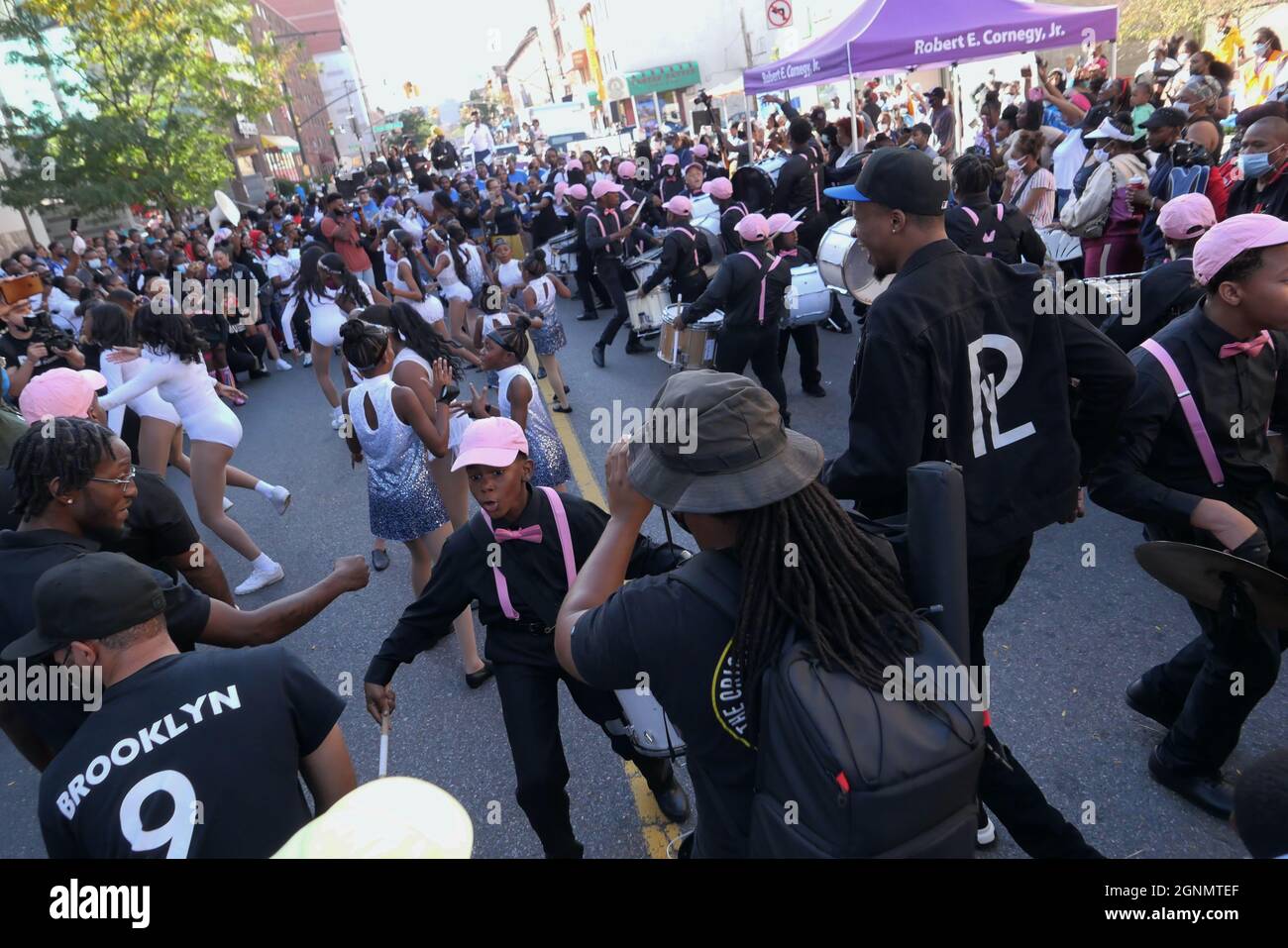 Brooklyn Union Marching Band and Mystique at the Robert Cornegy Jr.'s ...