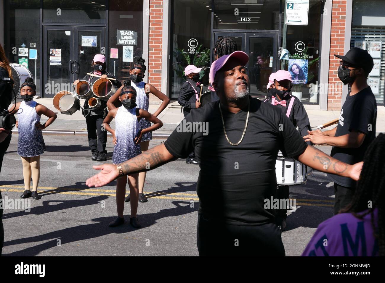 Brooklyn Union Marching Band and Mystique at the Robert Cornegy Jr.'s ...