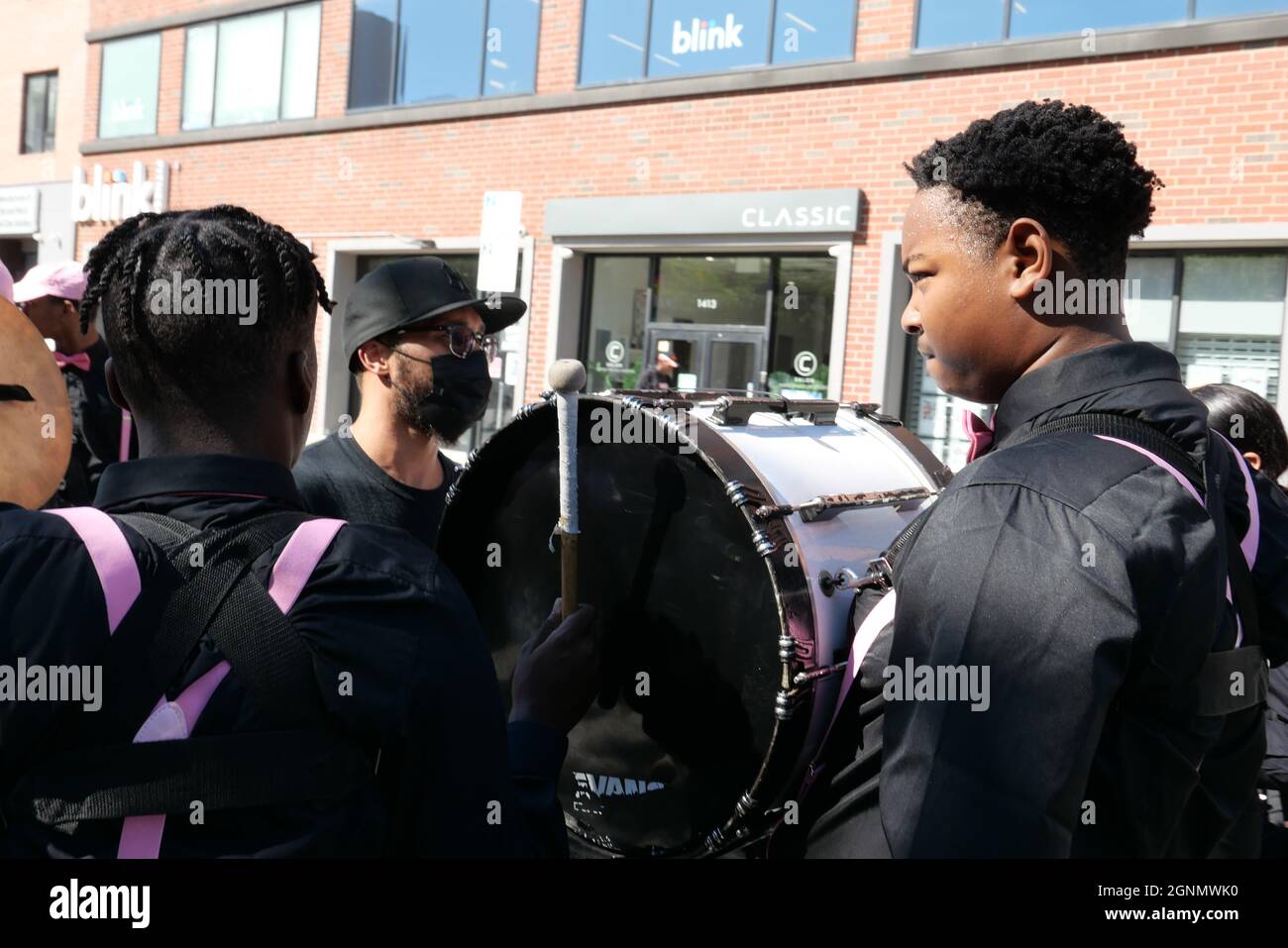 Brooklyn Union Marching Band and Mystique at the Robert Cornegy Jr.'s ...