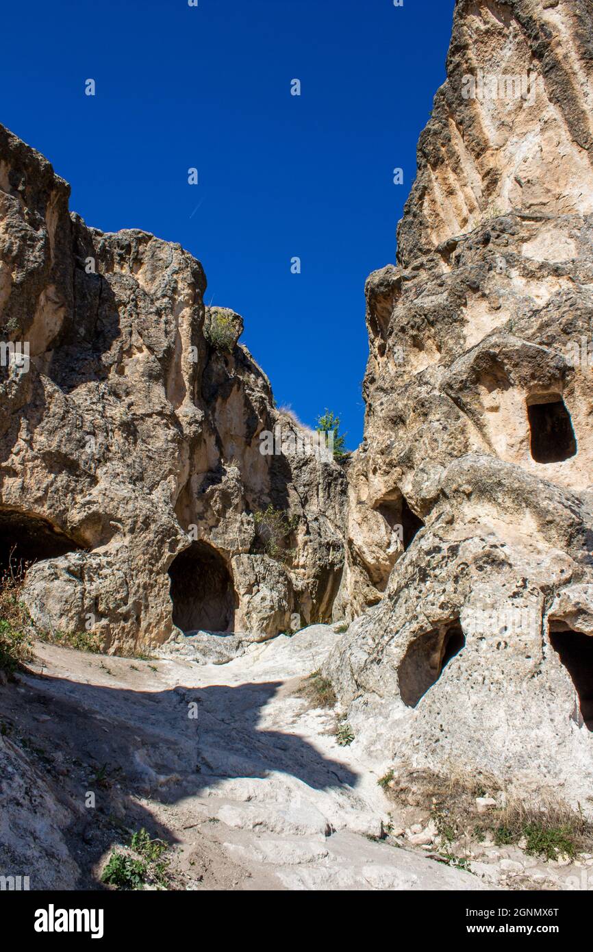 Phrygian Valley (Frig Vadisi). Ruins from thousands of years ago ...