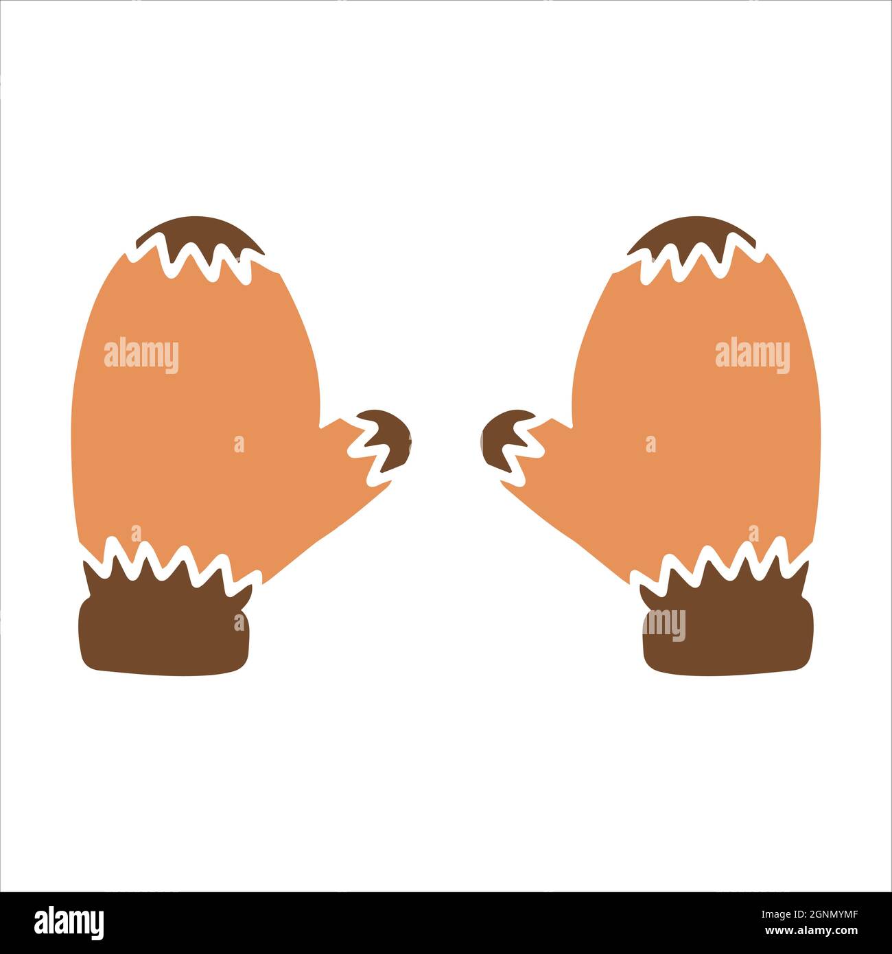 Christmas mittens illustration Calligraphy inspiration graphic design ...