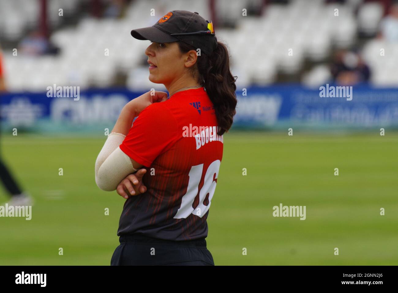 Northampton, England, 25 September 2021. Maia Bouchier playing for ...