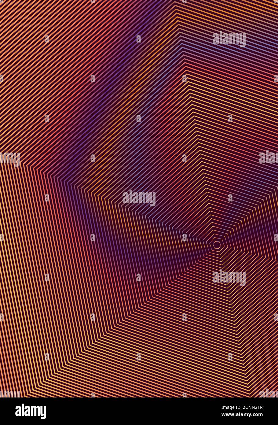 Minimal cover design template. Modern brochure layout. Orange vibrant ...