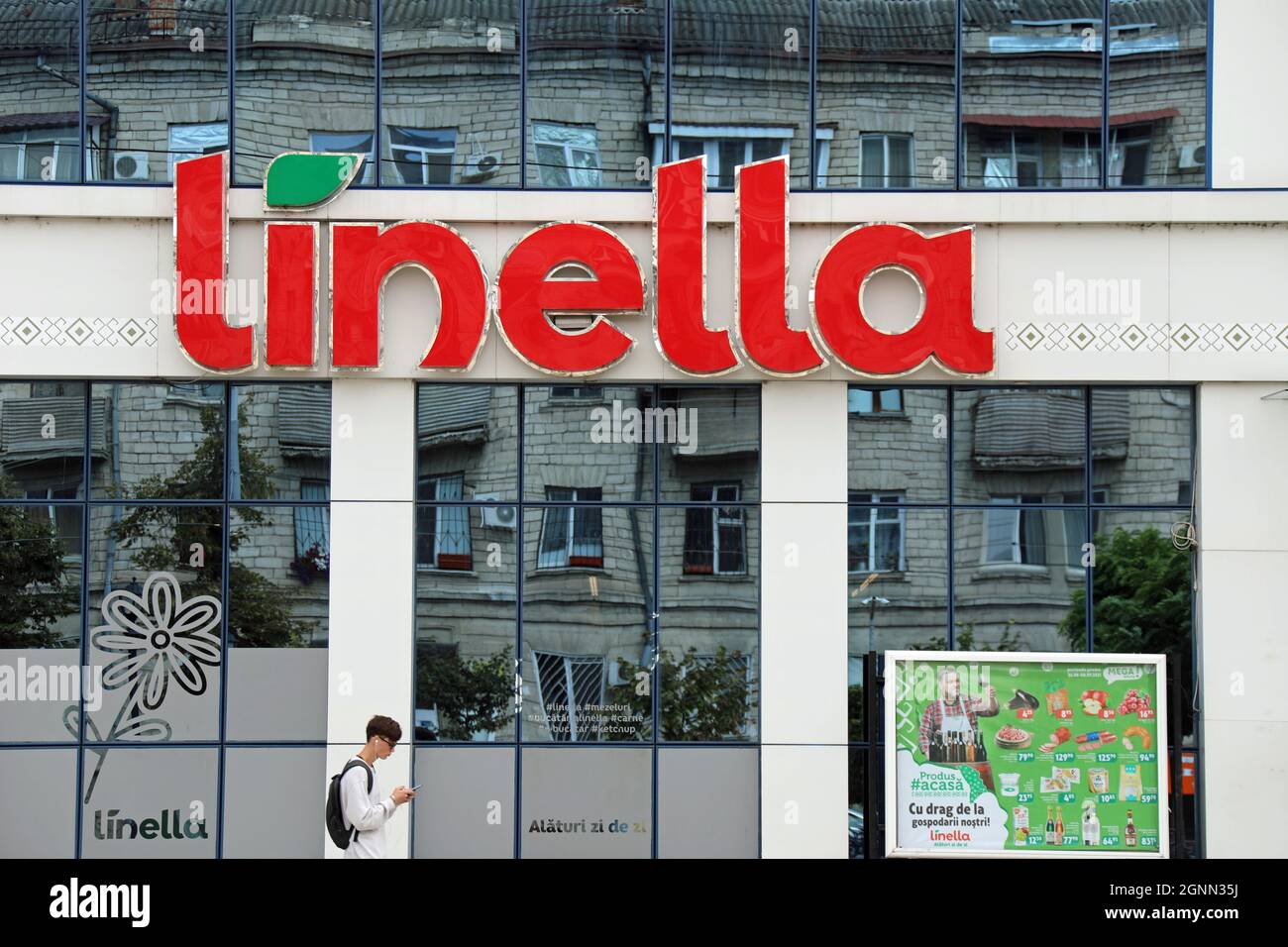 Linella store in Chisinau Stock Photo - Alamy