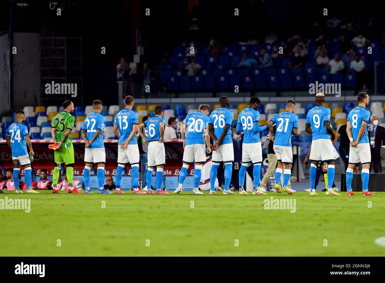 Ssc napoli line up hi-res stock photography and images - Alamy