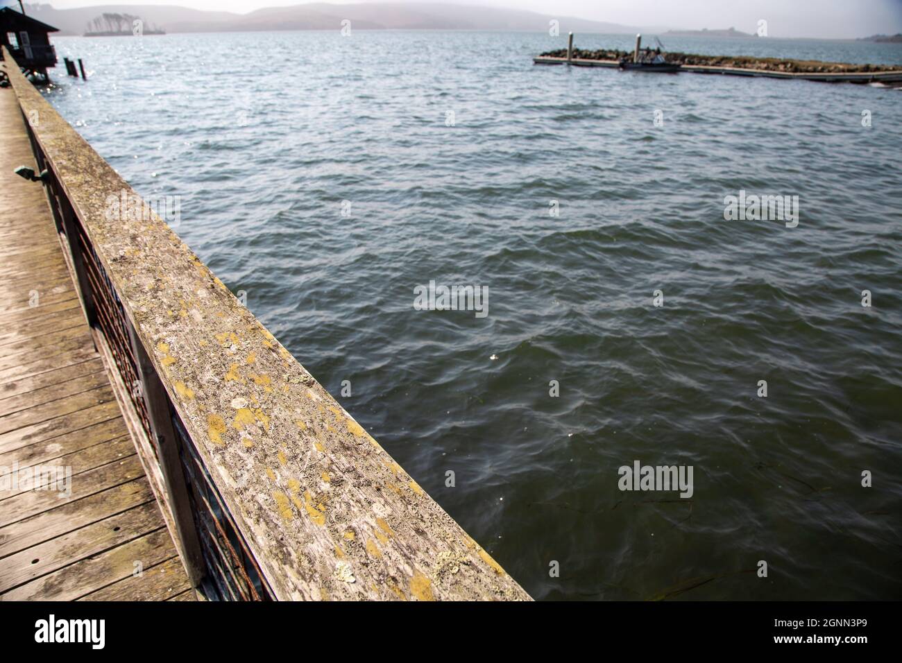 Lakeside on Tomales Bay in Marshall, California Stock Photo - Alamy