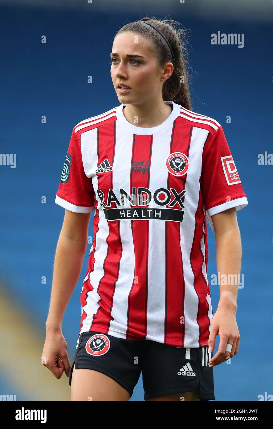 Chesterfield, England, 26th September 2021. Tara Bourne of Sheffield ...