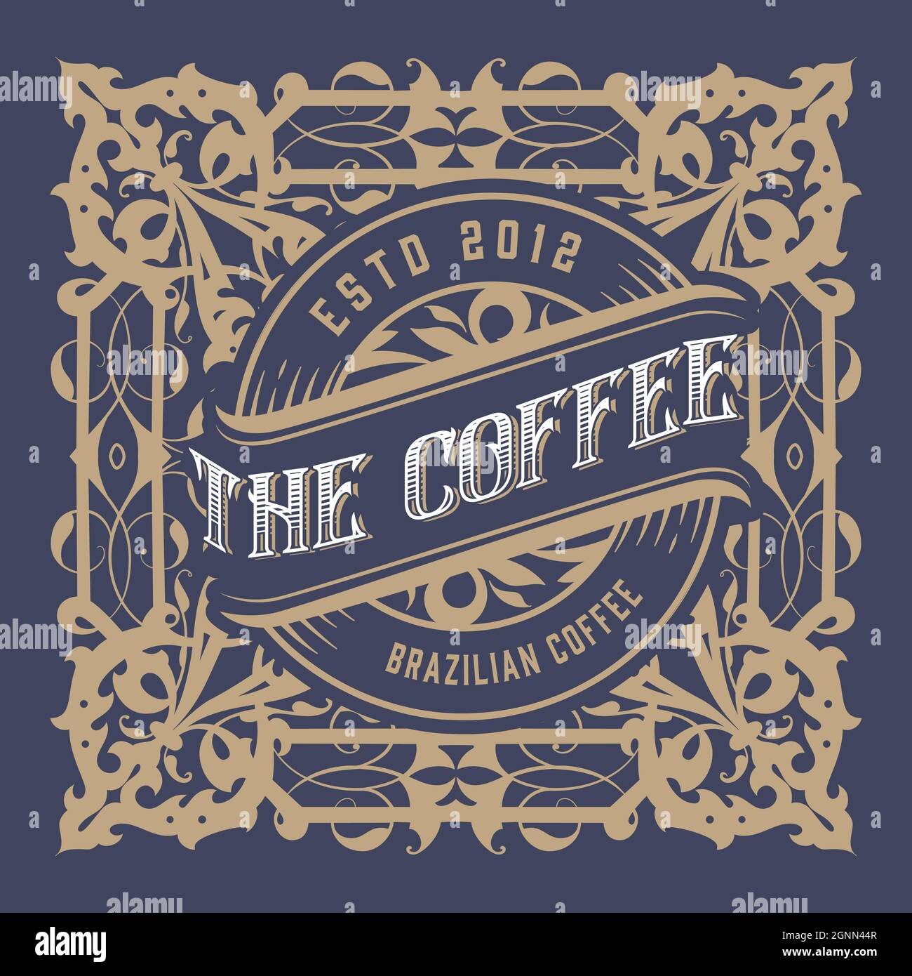 Vector, Coffee Shop label for cafe business Stock Vector Image & Art ...