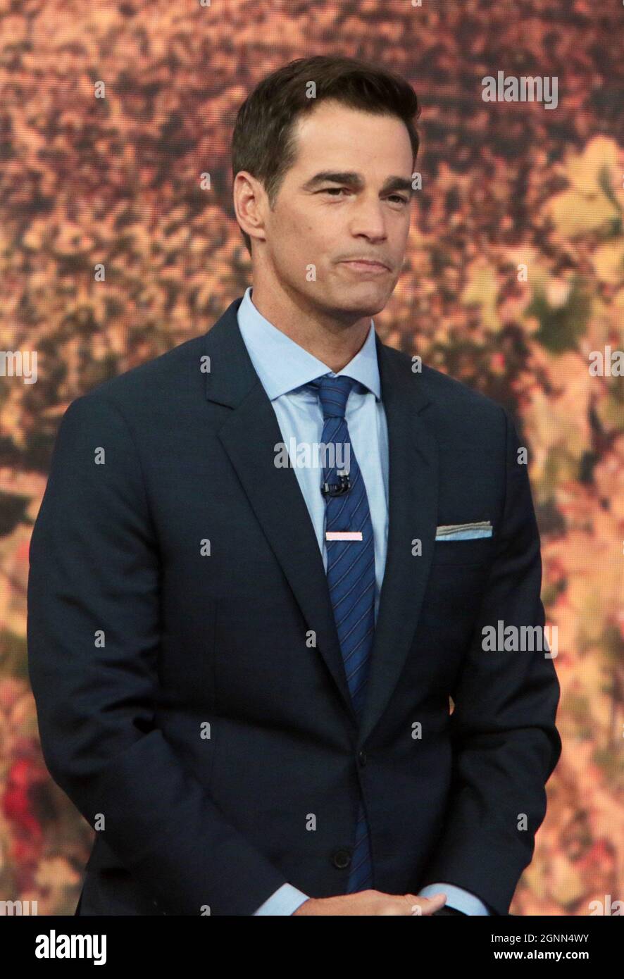 New York, NY, USA. 26th Sep, 2021. Rob Marciano on the set of Good ...
