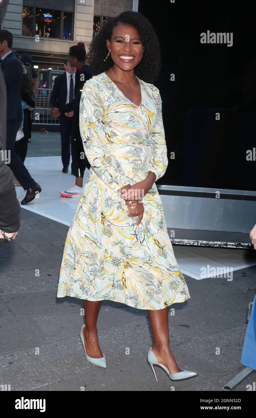 New York, NY, USA. 26th Sep, 2021. Janai Norman on the set of Good ...