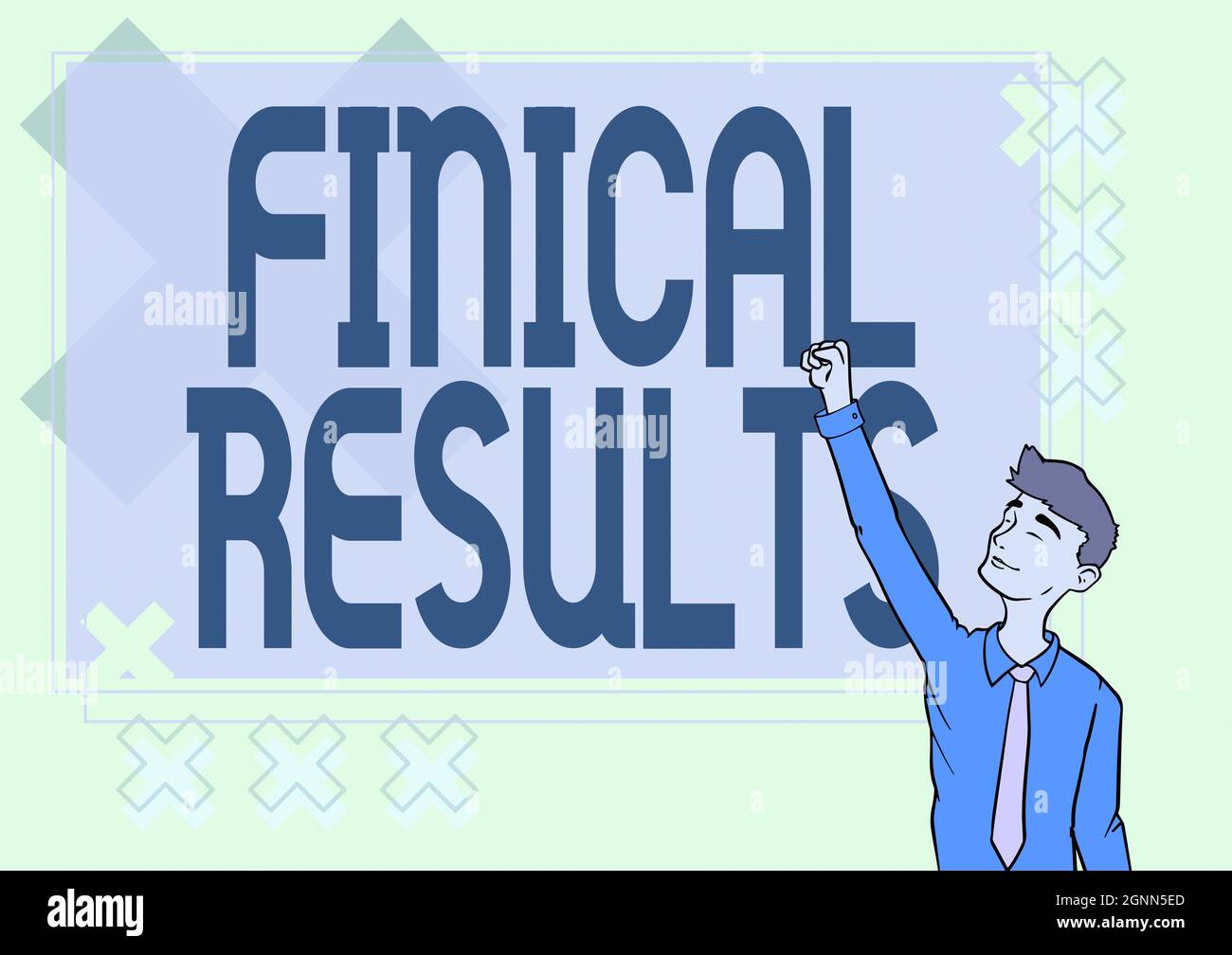 Text sign showing Finical Results. Conceptual photo written records ...