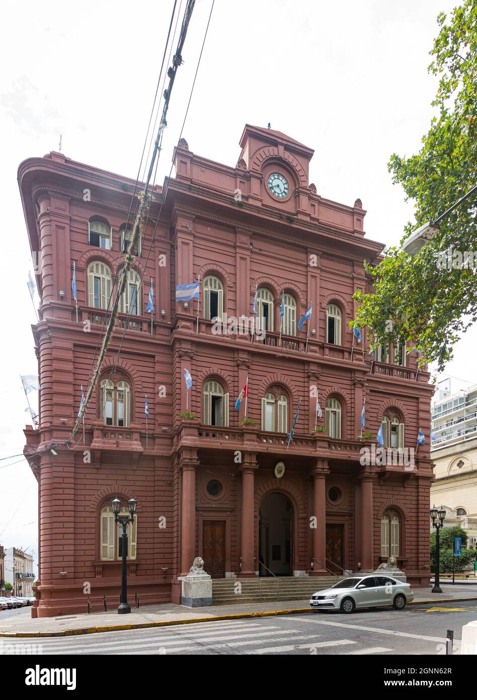 Lions Palace, municipal building of the city of Rosario, Argentina ...