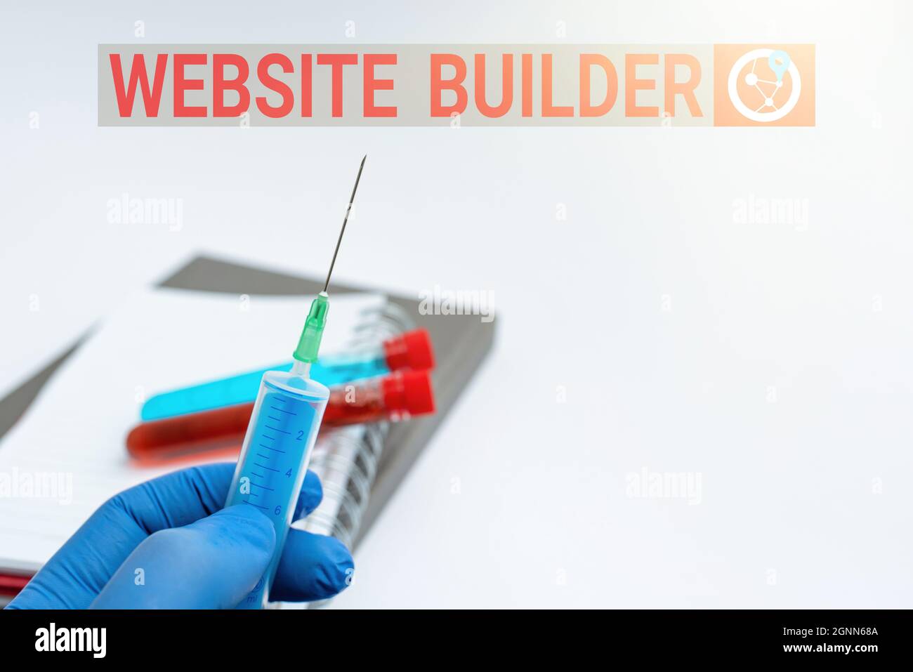 Text sign showing Website Builder. Business approach construction of ...