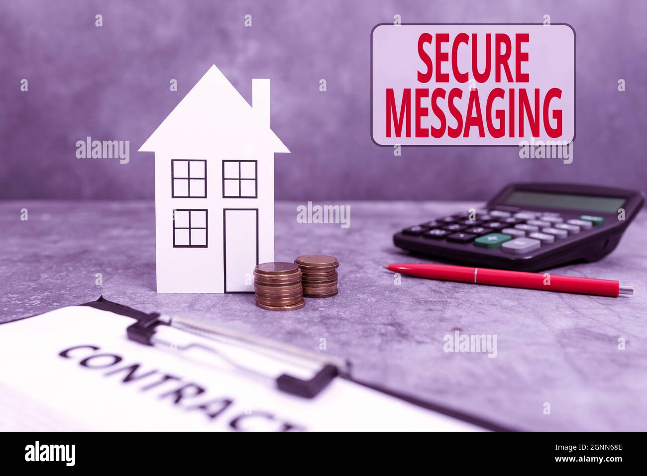 Writing displaying text Secure Messaging. Business approach protect ...