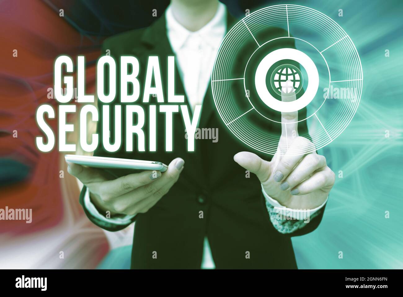 Inspiration Showing Sign Global Security Internet Concept Protection Of The World Against War