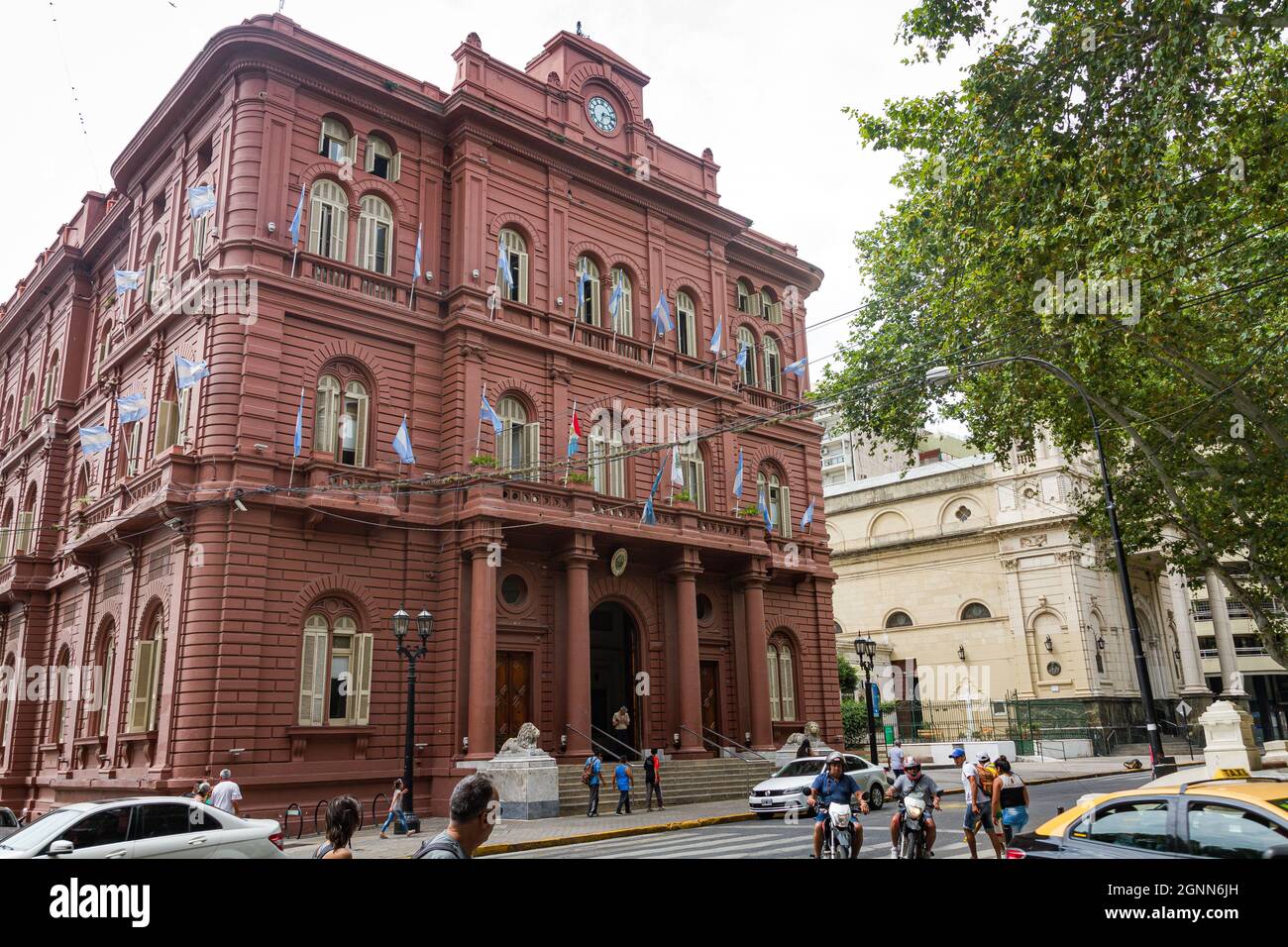 Lions Palace, municipal building of the city of Rosario, Argentina ...