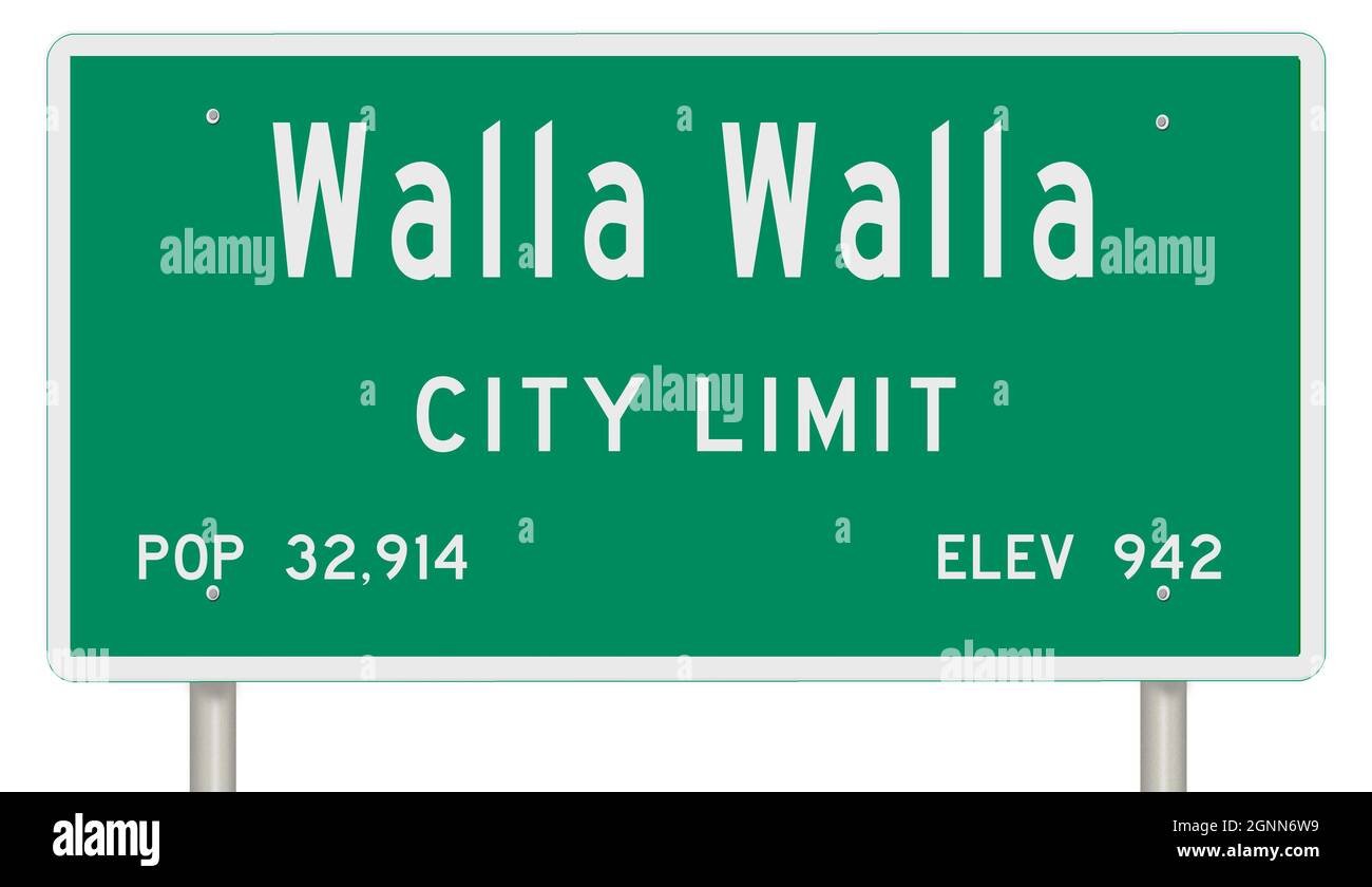 Washington state road sign Cut Out Stock Images & Pictures - Alamy