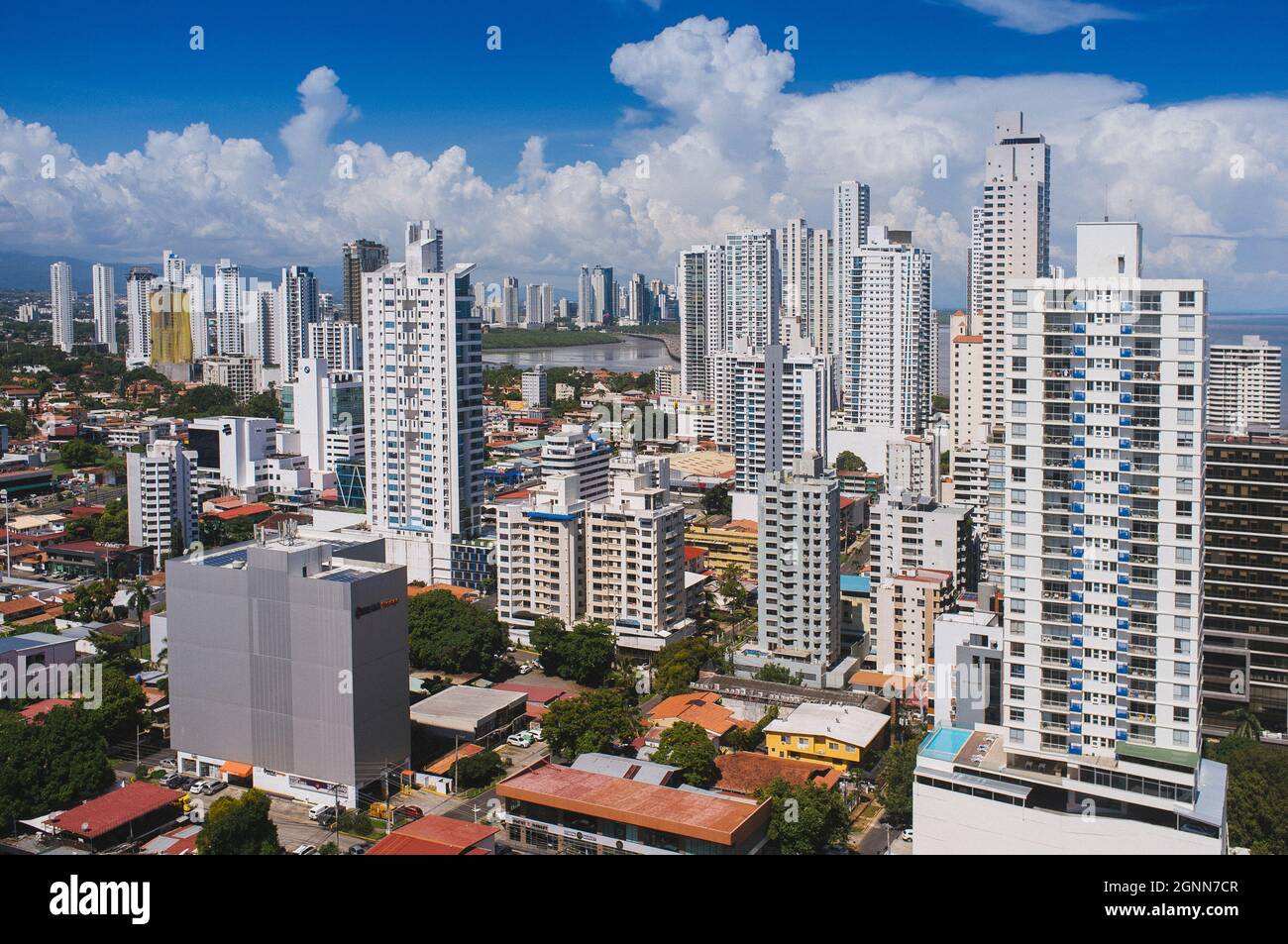 Panama City, Panama. September 18, 2021. Tall and modern residential ...