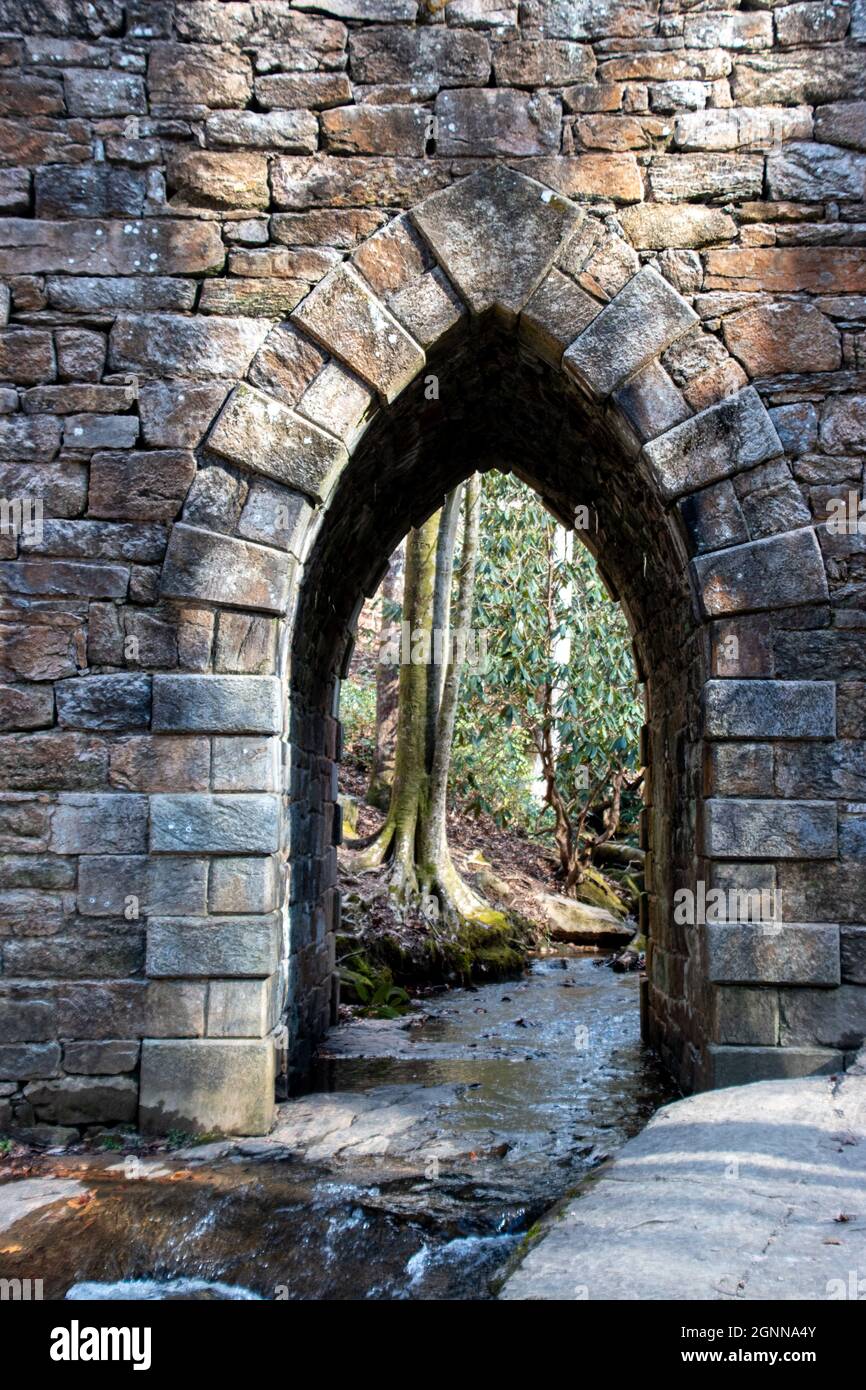 Poinsett Bridge which is the oldest bridge in South Carolina and on the ...