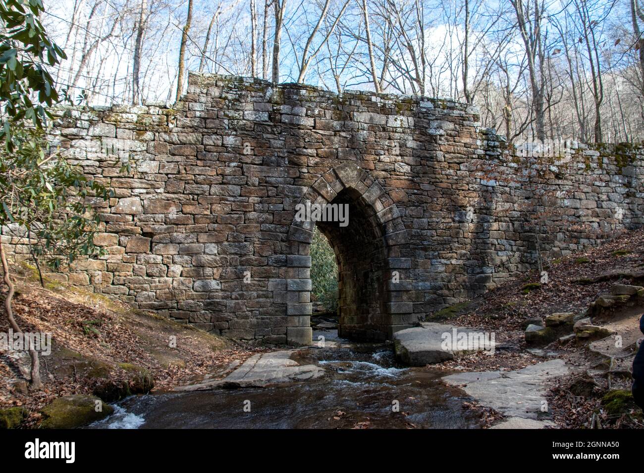 Poinsett Bridge which is the oldest bridge in South Carolina and on the ...
