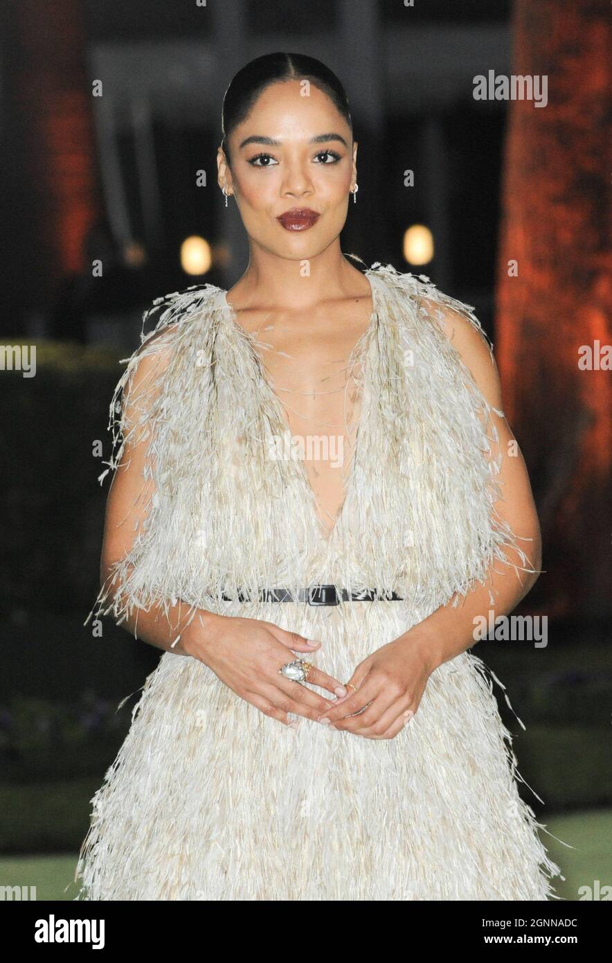 Los Angeles, CA. 25th Sep, 2021. Tessa Thompson at arrivals for The ...