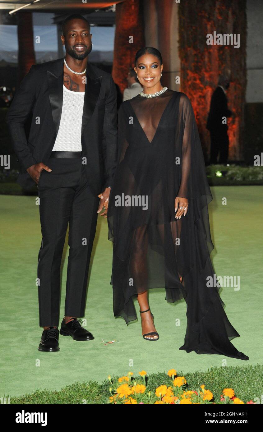 Los Angeles, CA. 25th Sep, 2021. Dwyane Wade, Gabrielle Union at ...