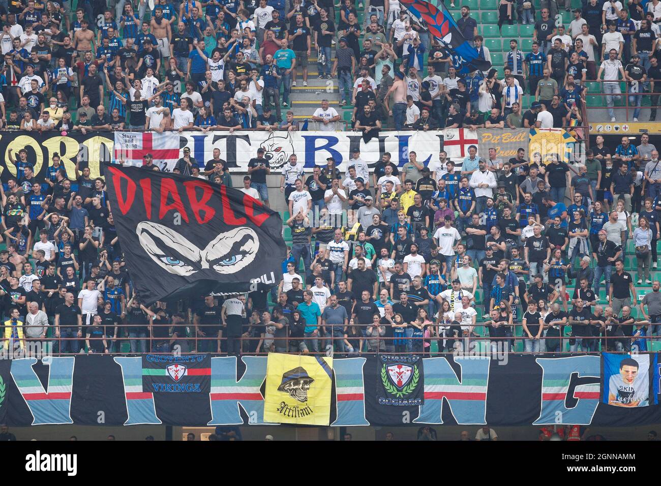 Milan, Italy. 25th Sep, 2021. Italy, Milan, sept 25 2021: fc Inter ...