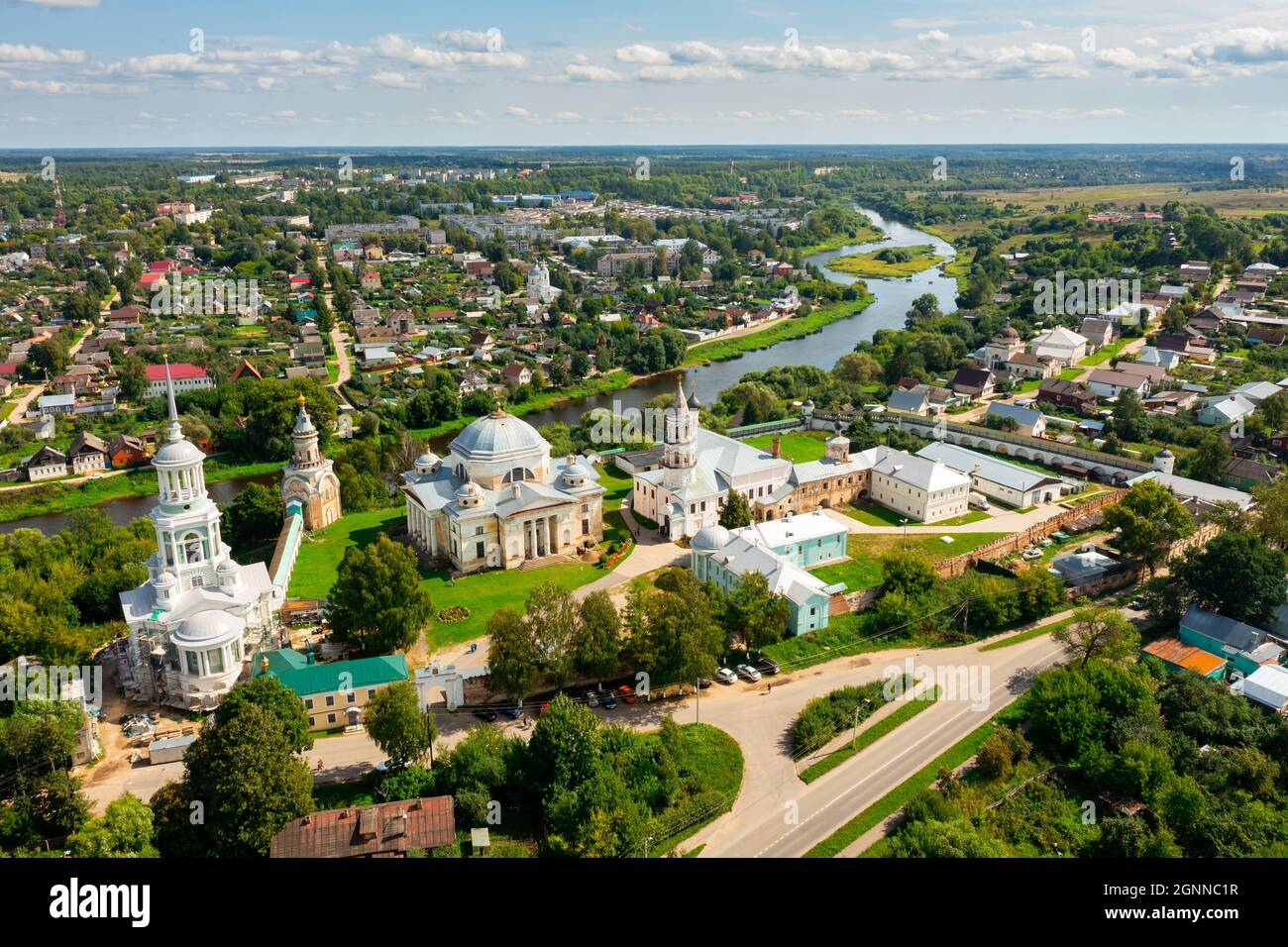 Cityscape of Torzhok, Russia Stock Photo - Alamy