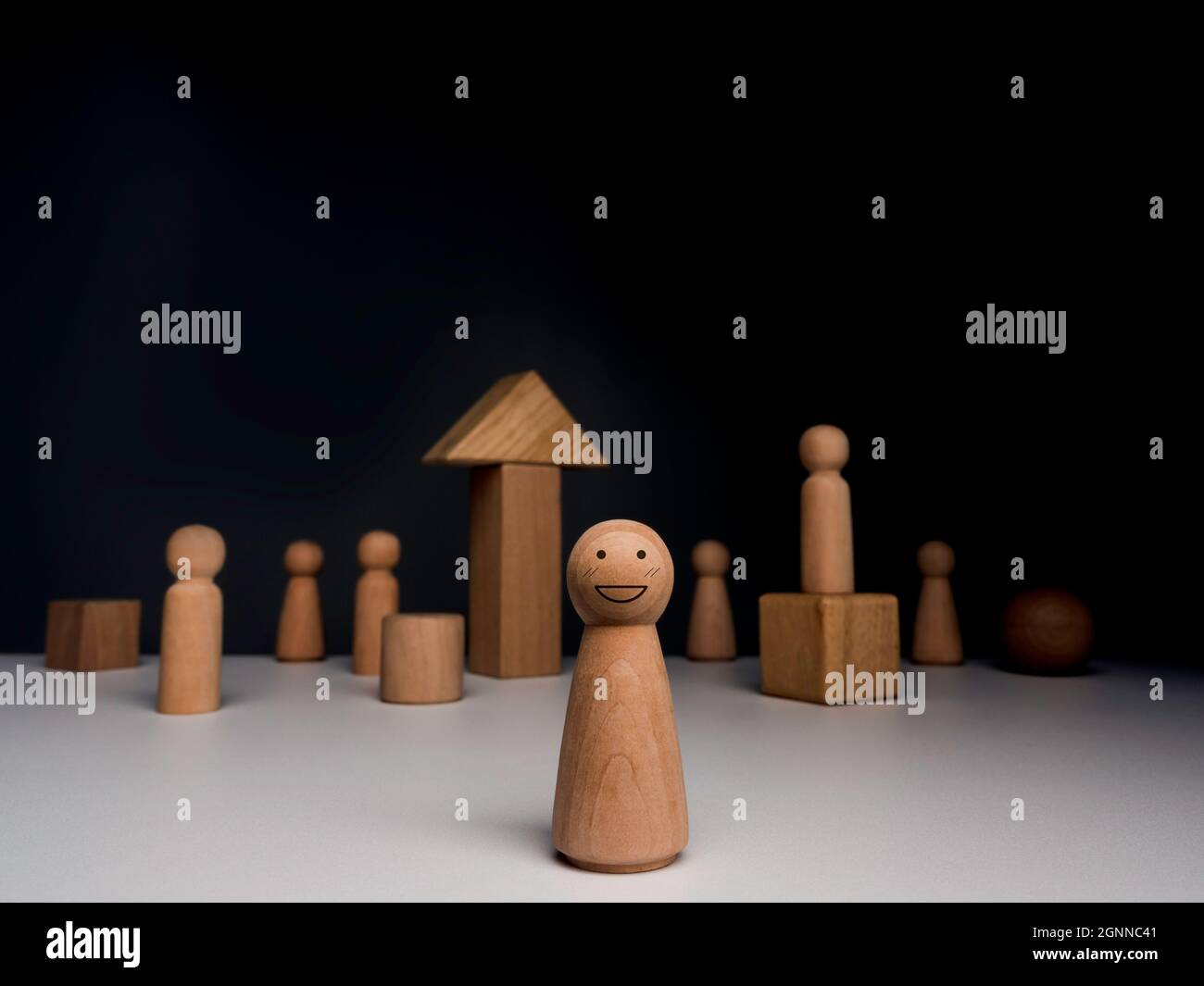 Leader woman, influencer, women in leadership position concept. The ...