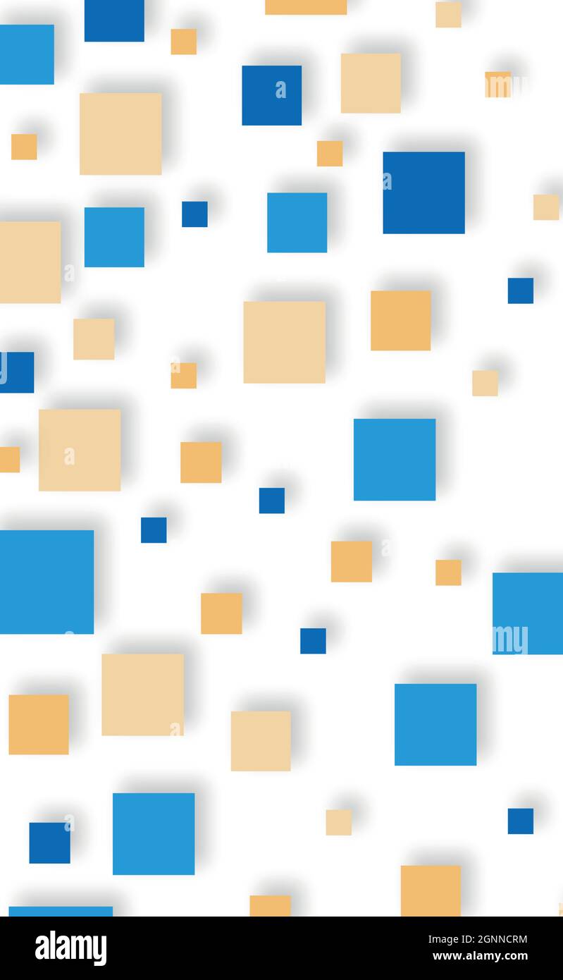 Abstract light background with many multicolored squares - Vector ...