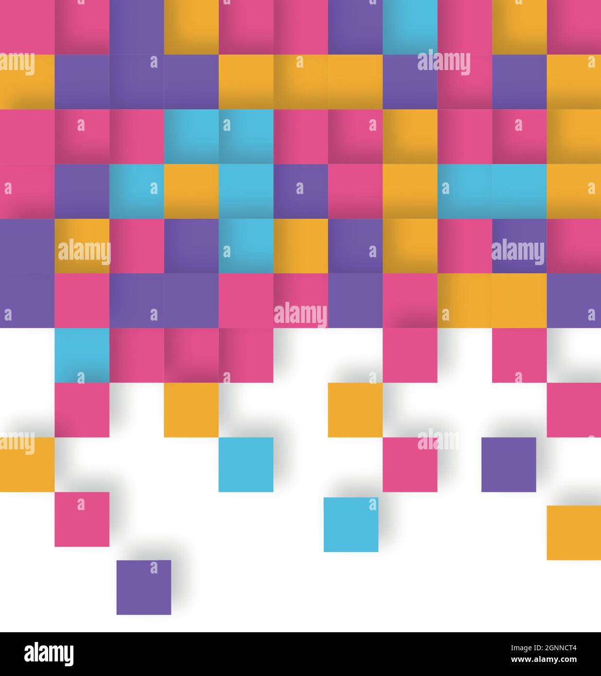 Abstract light background with many multicolored squares - Vector ...