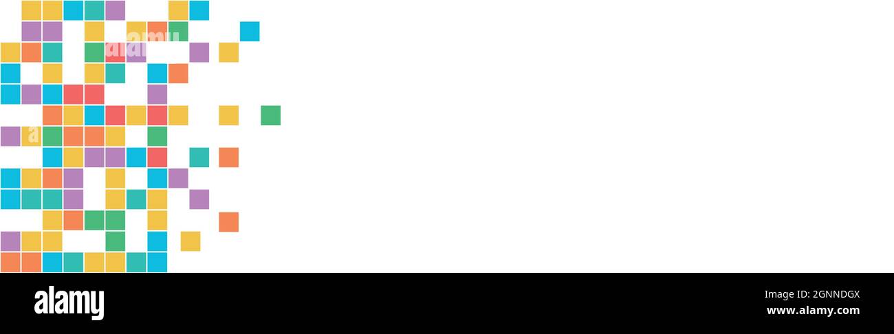 Abstract light background with many multicolored squares - Vector ...