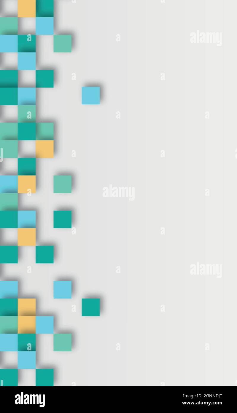 Abstract light background with many multicolored squares - Vector ...