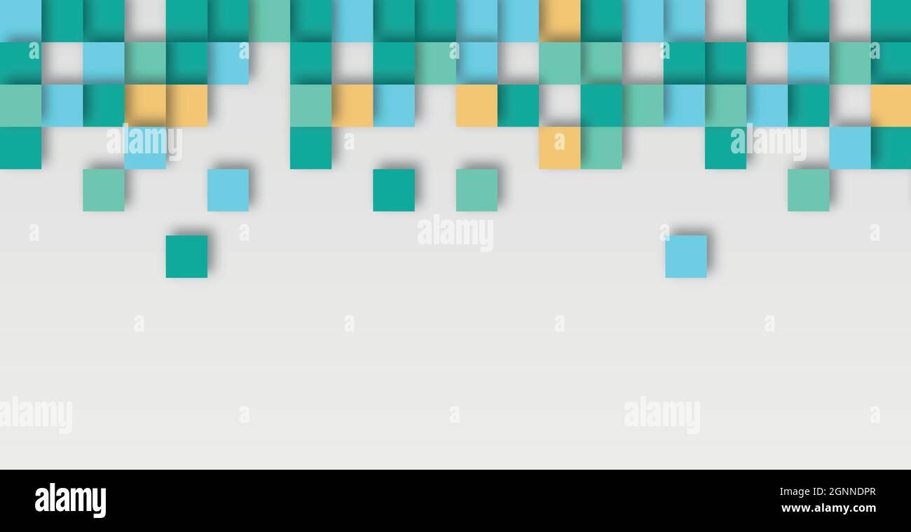 Abstract light background with many multicolored squares - Vector ...