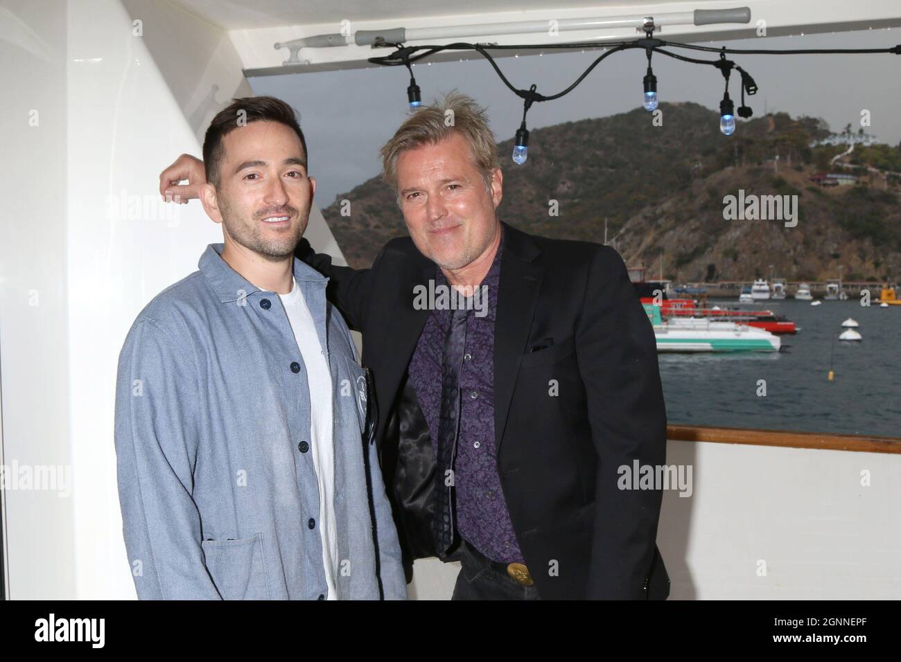 2021 catalina film festival vip yacht party hi-res stock photography ...