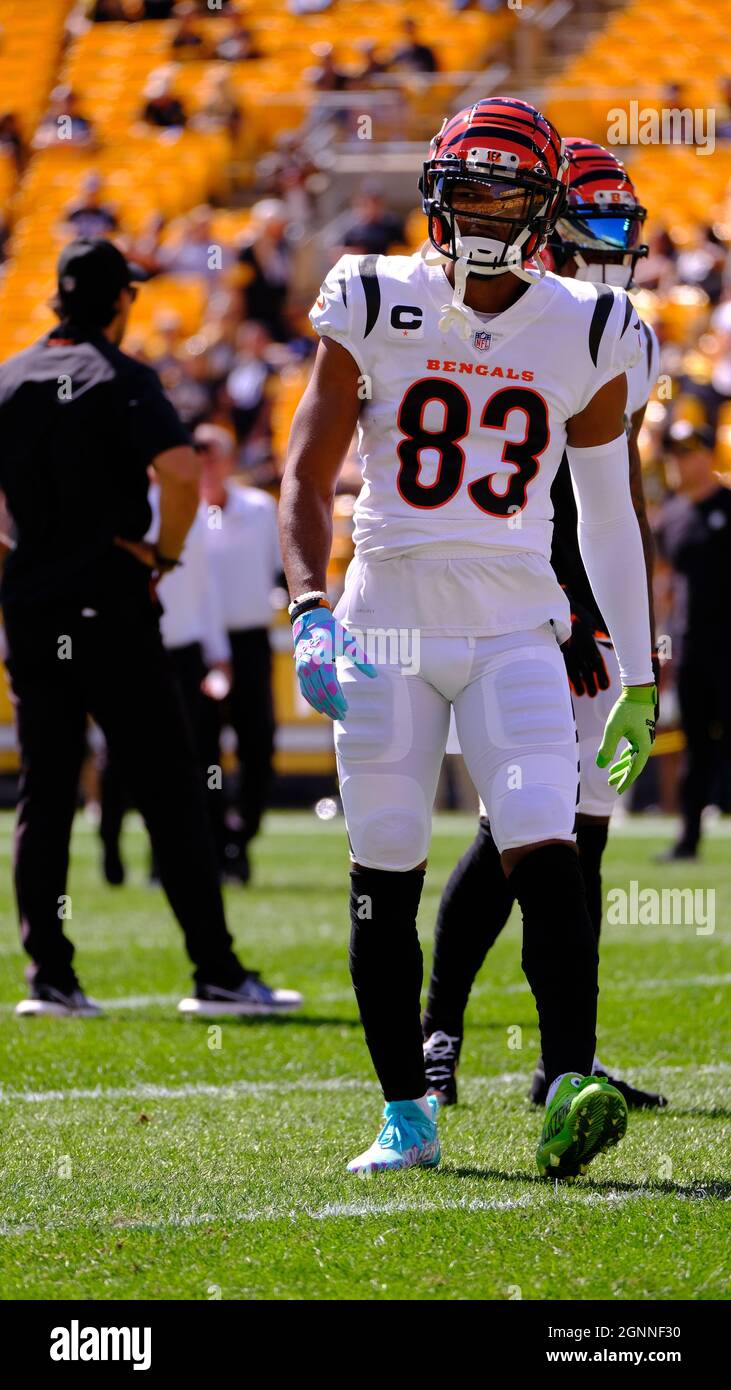 September 26th, 2021: Tyler Boyd #83 during the Pittsburgh Steelers vs ...