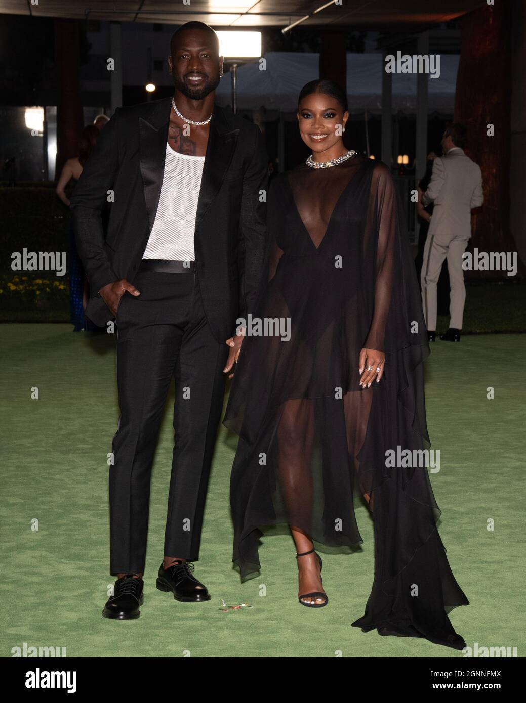 September 25, 2021, Los Angeles, California, USA: (L-R) Dwyane Wade and ...