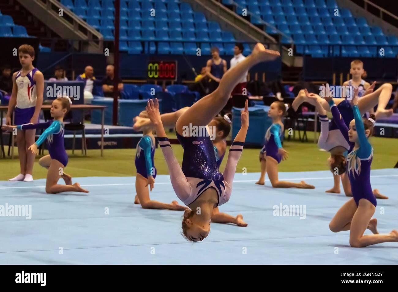 Artistic performances before the start of the competition during the ...