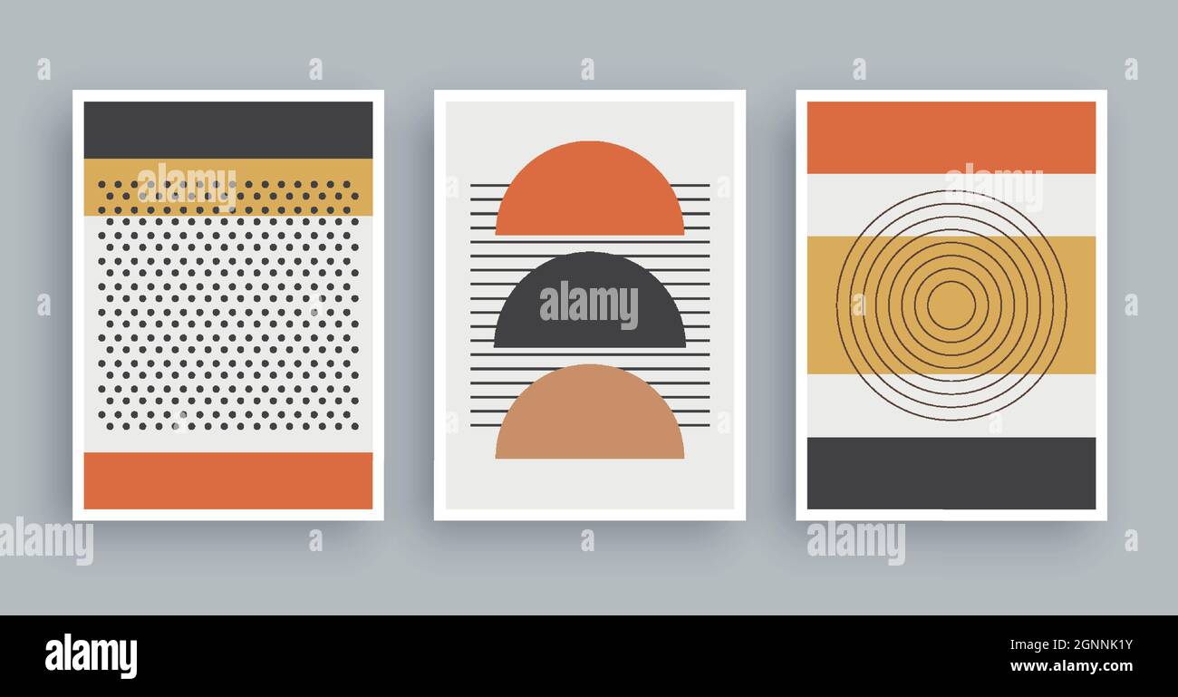 Geometric wall painting Stock Vector Images - Alamy