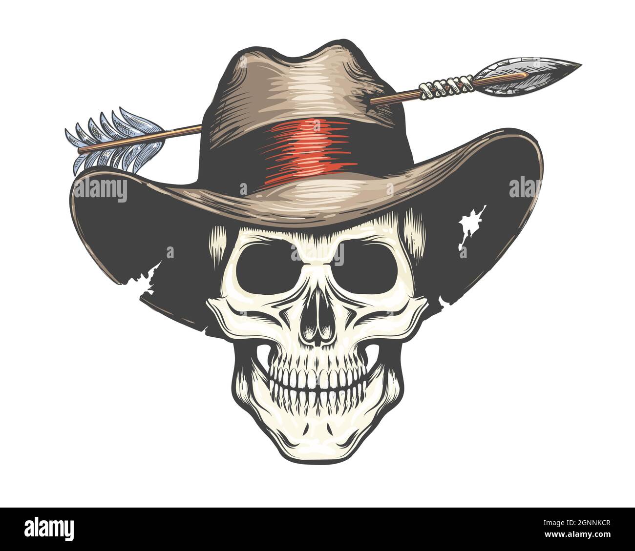 Skull Wearing Cowboy Hat Tattoo - Dienstplicht Blog Skull Wearing Cowboy Hat Tattoo - Dienstplicht Blog