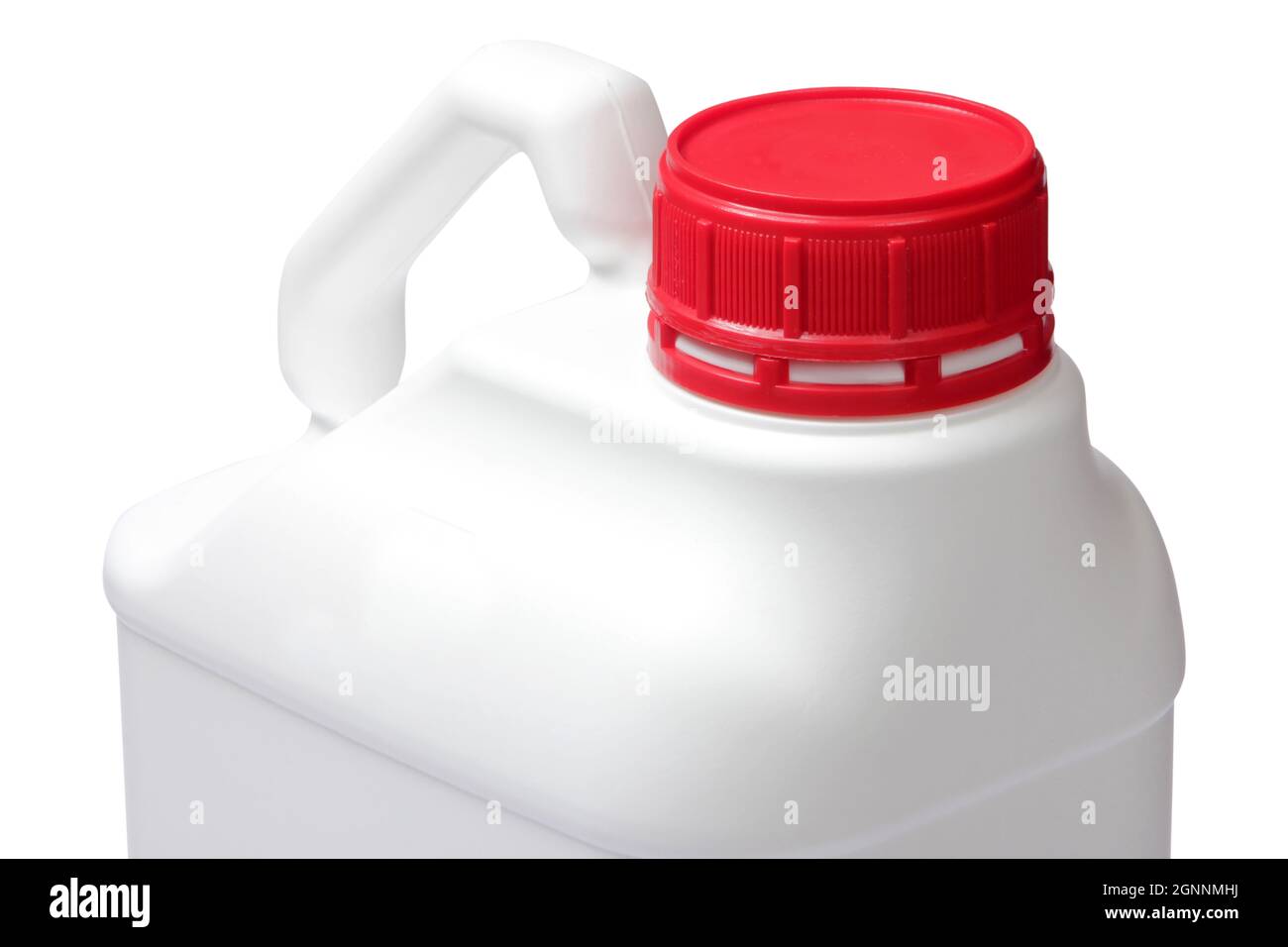 red cap and white plastic container Stock Photo - Alamy