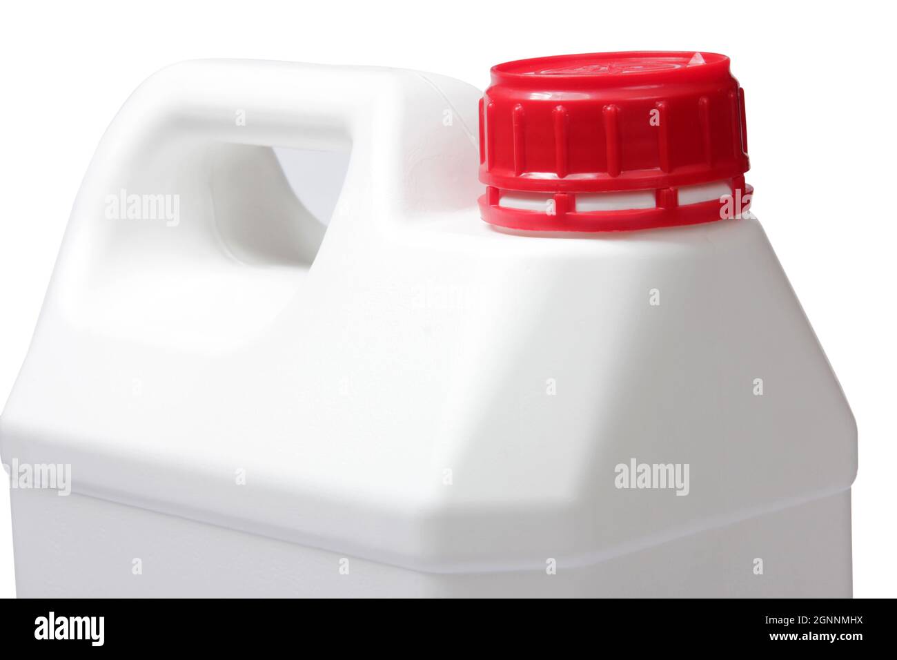 red cap and white plastic container Stock Photo - Alamy