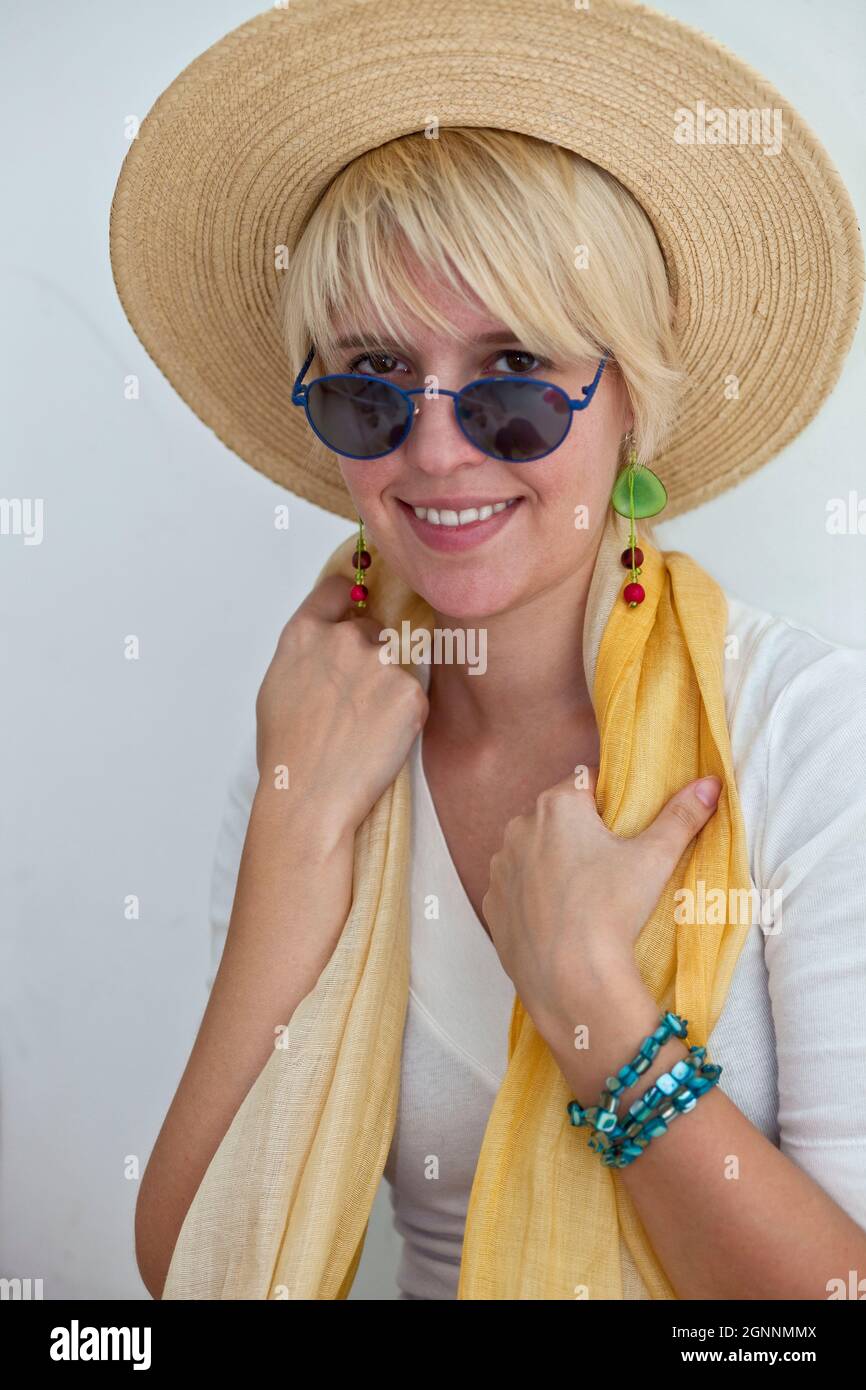 Young model portrait with hat, Los Angles, CA MR - Model Released Stock ...