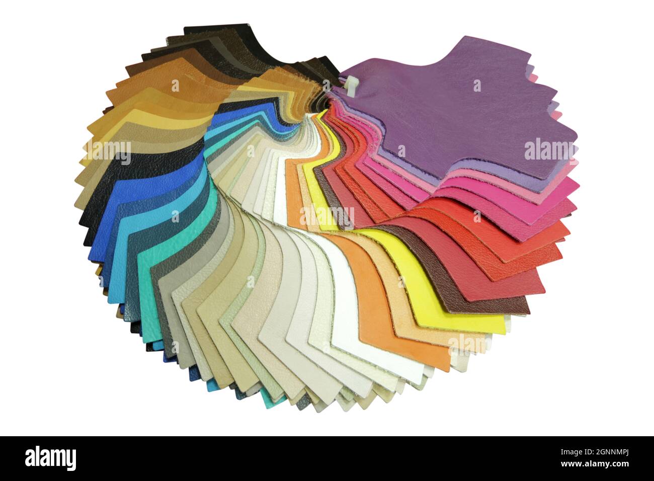 Shoe leather samples. Genuine leather Stock Photo - Alamy